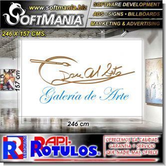 Rotulo Publicitario Banner de Vinil de Corte con Ojetes de Metal para ...