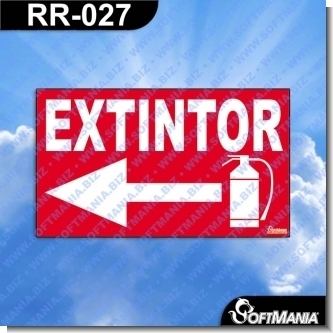 Rotulo Prefabricado - EXTINTOR VERSION 06