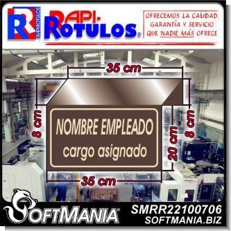 ROTULO PUBLICITARIO PIEZA DE ACRILICO DOBLADO COLOR CHAMPAGNE CON ...