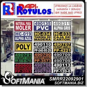 ROTULO PUBLICITARIO PVC 3 MILIMETROS CON ROTULACION FULL COLOR SOBRE ...
