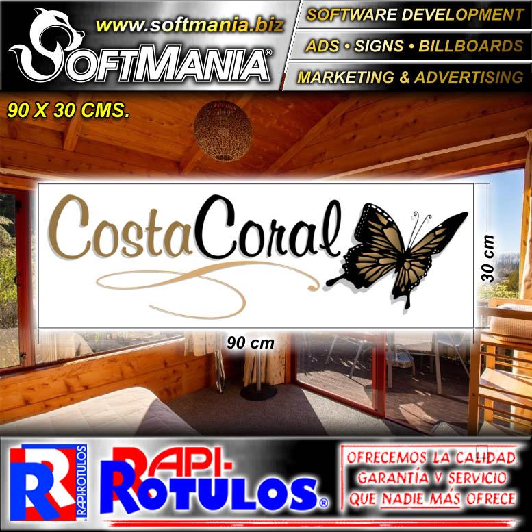 Rotulo Publicitario Acrilico Blanco 3 Milimetros Impreso Full Color con ...