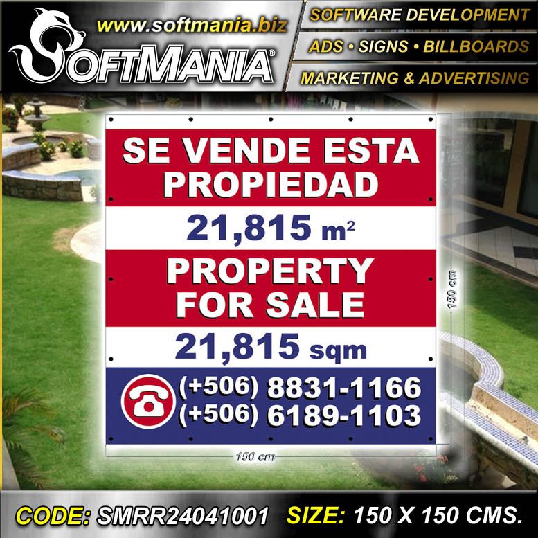 Rotulo Publicitario Banner Full Color con Ojetes de Metal para Amarrar ...